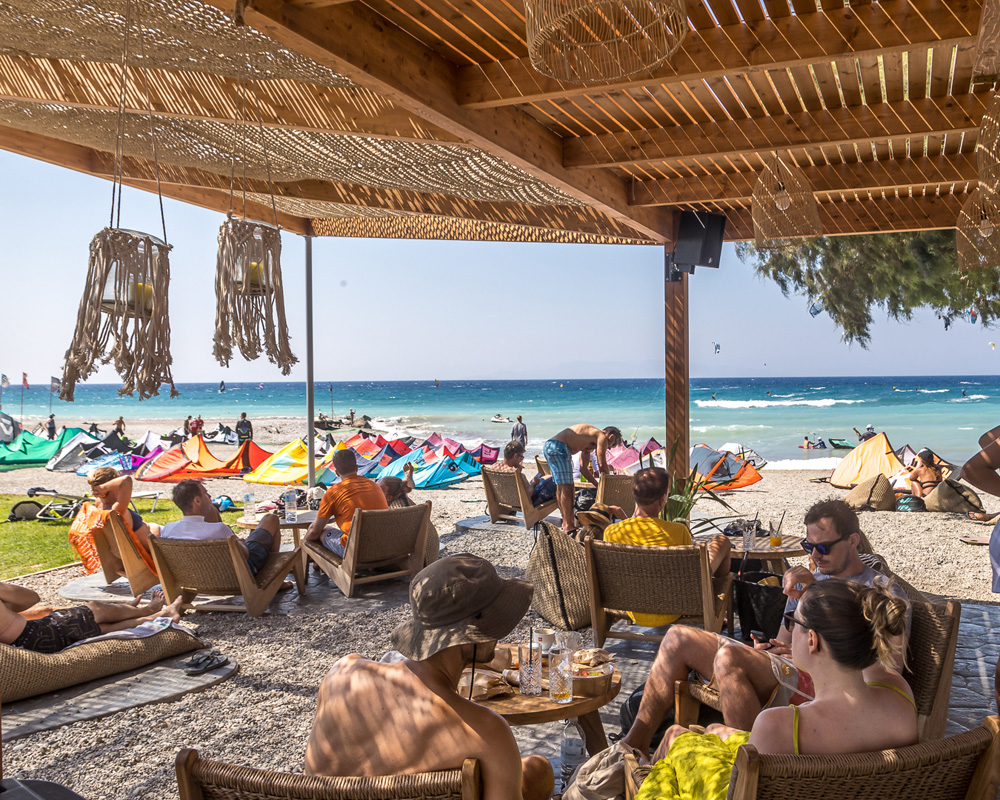 Sunset Beach Bar - Lifestyle Bar mit Meerblick auf Rhodos
